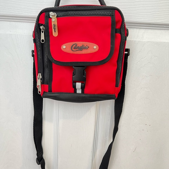 Candie's | Bags | Iconic Candies Bold Red And Black Crossbody Bagmini ...